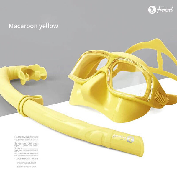 Dive Mask & Snorkel for Freediving Spearfishing Snorkeling Scuba ...
