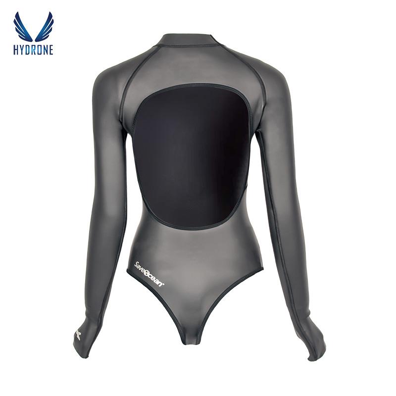 Spring Suit Women‘s Freediving Wetsuit 2mm Neoprene Long Sleeve Open ...