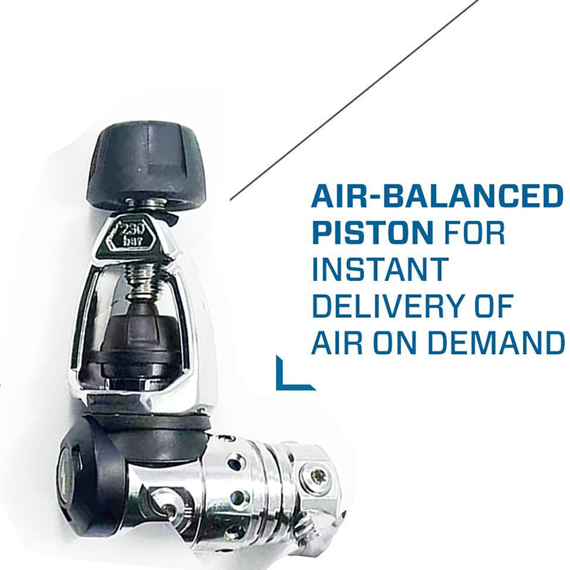 Scuba Diving Regulator Cold-Water Resistance Swivel Turret Piston First ...