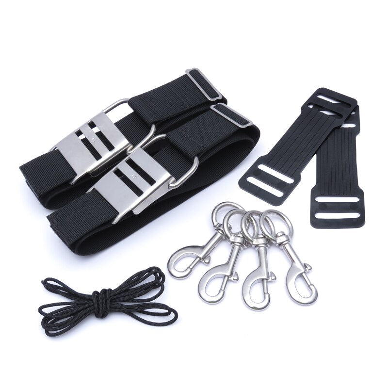 Scuba Diving Tech Diving Sidemount Tank Strap Set – HYDRONE DIVING